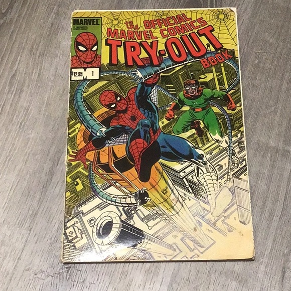 comics group | Other | Vintage 983 Official Marvel Comics Tryout Book ...